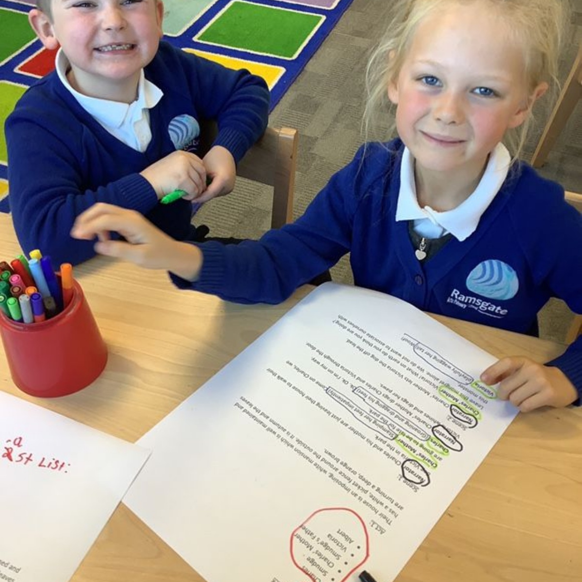 Ramsgate Arts Primary School - Features of a Play Script