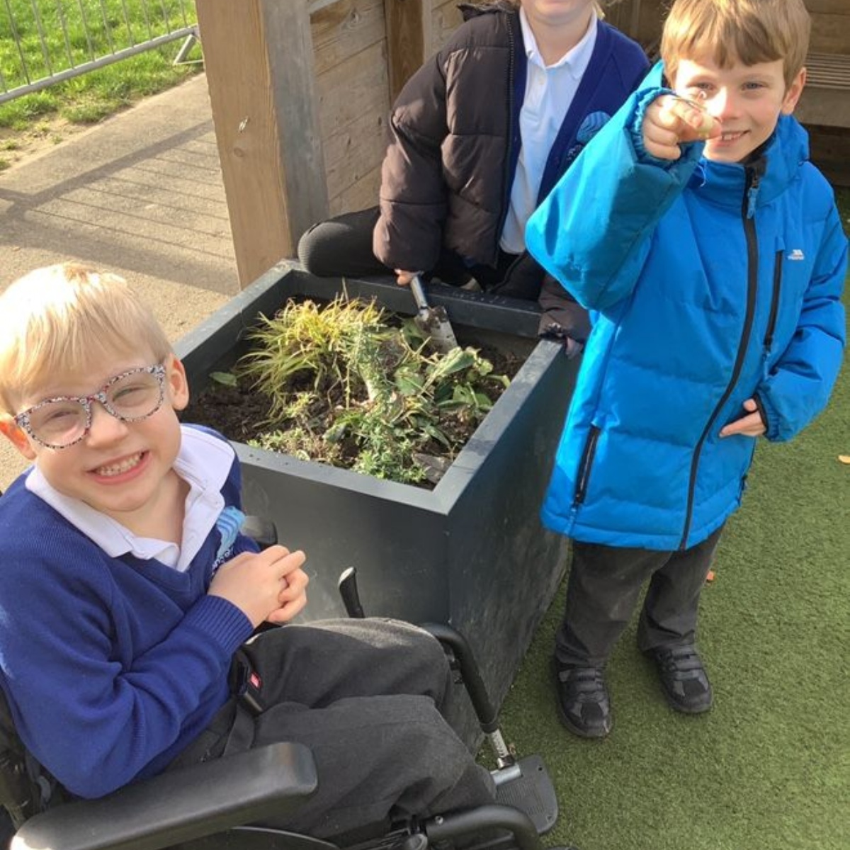 Ramsgate Arts Primary School - Planting spring bulbs